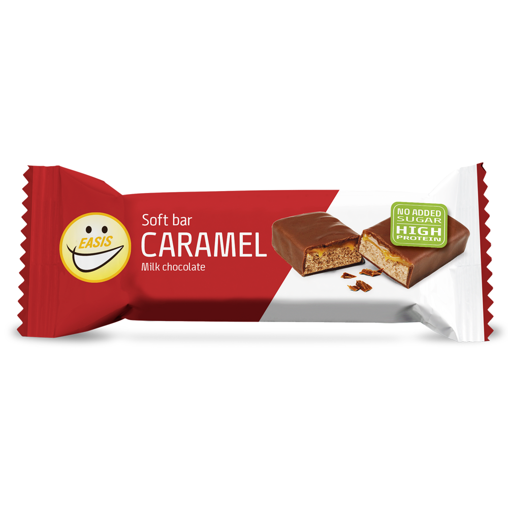 EASIS Soft bar with Caramel and Milk chocolate
