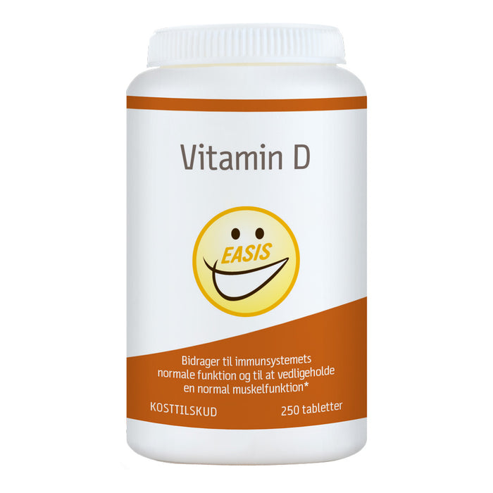 EASIS Vitamin D, 250 tablets - Dietary supplements